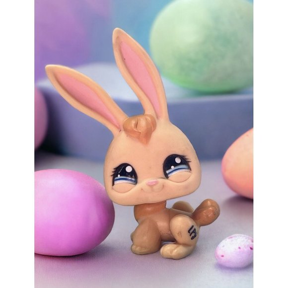 Hasbro | Toys | Lps Littlest Pet Shop441 Cream Tan Bunny Rabbit Long ...